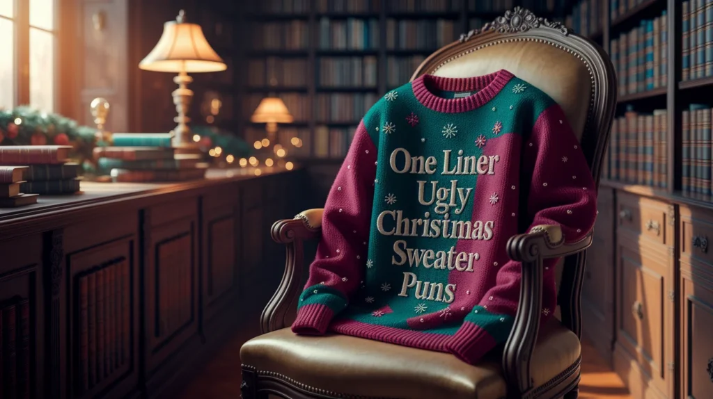 200+ Ugly Christmas Sweater Puns to Sleigh Your Holidays - Puns Infinity